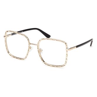 Guess Monture optique carr&eacute;e en m&eacute;tal - unisex - Accessoires - Jaune - Taille: 54 MM