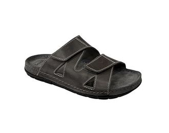 Scholl Scholl Aberdeen 2 Straps Man Anthracite Sandales Homme (Anthracite, Syst&egrave;me Tailles Chaussures EU, Adulte, Homme, Nombre, Moyenne, 45), anthracite, 45