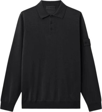 Stone Island Homme, Tops, Noir, Taille: XL Polo Stone E26