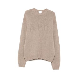 A.P.C. Pullover - - Knitwear - Herren - Beige - XL