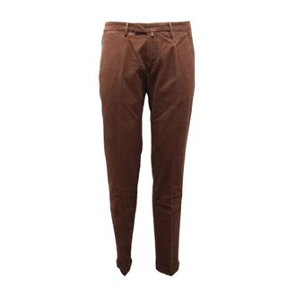 BRIGLIA 1949 Schlanke italienische Hose - - Trousers - Herren - Braun - 2XL