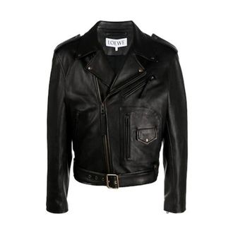 Loewe Lederjacke - - Jackets - Herren - Schwarzk - M