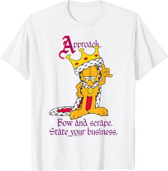 Garfield House Cat King Big Ego Comedy-Meme Klassischer Zeichentrickfilm T-Shirt