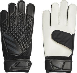 adidas Unisex Goalkeeper Gloves (W/O Fingersave) Predator Training Goalkeeper Gloves, Black/Black/Black, HY4075, 10