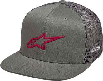 Alpinestars 3D Ageless Trucker Hat Casquette de Baseball Homme Gris/Rouge Taille Unique