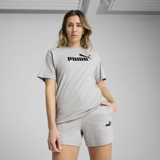 Puma Essentials No. 1 Logo Relaxed T-Shirt Damen, Kleidung, Grau, XXS