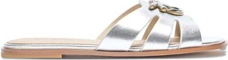 Pinko Pinko, Femme, Chaussures, Gris, Taille: 40 EU Milly Flat Sandal