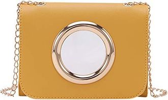 Generic Housse de sac à dos transparente détachable pour téléphone portable (jaune, 17,5 x 4,5 x 13 cm)