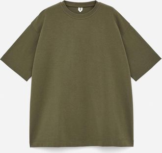 Arket OPAL Interlock-T-Shirt -Grün
