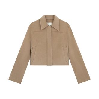 Loulou Studio Damen, Jacken, Beige, LGr&ouml;&szlig;e