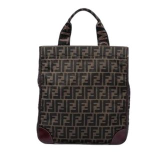 Fendi Pre-owned Canvas Tote Bag - - Pre-owned - Damen - Braun - ONE SIZE