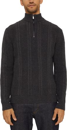 Esprit Herren 101EE2I316 Pullover, 024/DARK Grey 5, S