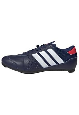 adidas Unisex Chaussure de Cyclisme Heritage Road, Dark Blue/Cloud White/Pure Ruby, 47 1/3