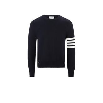 Thom Browne Pull Milano Stitch 4-Bar en coton