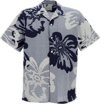 Paul Smith Homme, Chemises, Bleu, Taille: M Chemise &agrave; Manches Courtes Coupe D&eacute;contract&eacute;e