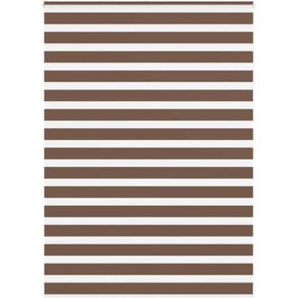 vidaXL Zebrarollo Braun 165x200 cm Stoffbreite 160,9 cm Polyester vidaXL