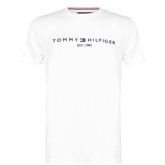 Tommy Hilfiger T-Shirt f&uuml;r Damen, Rundhalsausschnitt (Wei&szlig;)