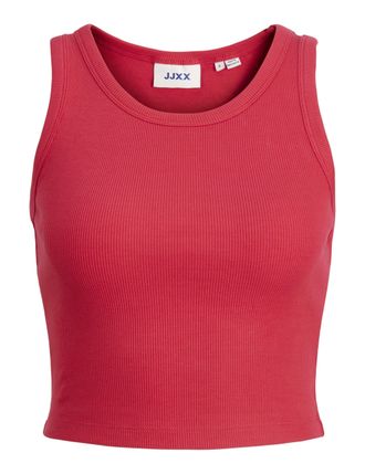 Jack & Jones Damen Jxfallon STR Sl Rib Top JRS Noos Jxfallon STR Sl Rib Top JRS Noos, Barberry, M