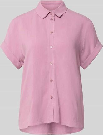 Sams&oslash;e & Sams&oslash;e Bluse aus Viskose-Mix mit fixiertem &Auml;rmelaufschlag