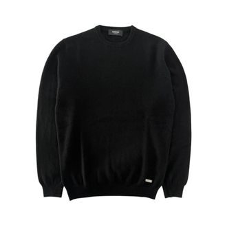 Baldinini Cashmere Rundhals-Pullover - - Knitwear - Herren - Schwarzk - M