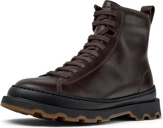 Camper Femme Brutus+ K400816 Bottines de Basket, Marron foncé 002, 35 EU