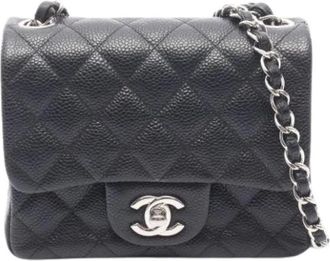 Chanel Sac bandouli&egrave;re vintage Pre-owned - Femme - Pre-owned - Noir - Taille: ONE Size