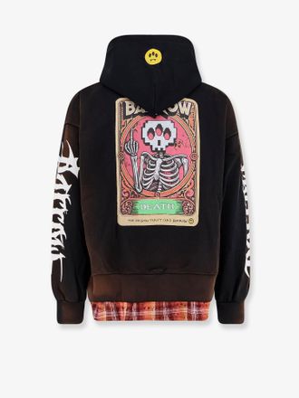 Barrow Mens Hooded Cotton Sweatshirt Black Sweatshirts Sweater