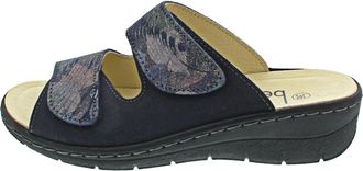 Belvida Damen Pantolette in Blau, Gr&ouml;&szlig;e 40