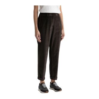 PESERICO Needlecord Karottenhose - - Trousers - Damen - Braun - L