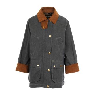 Barbour Femme, Manteaux, Bleu, Taille: 42 FR Asker Casual Jacket