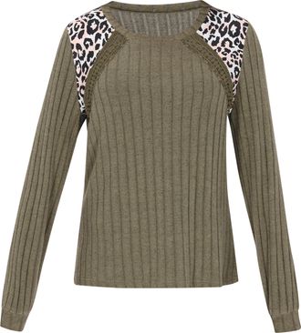 Faina Pullover Frauen Gr&uuml;n