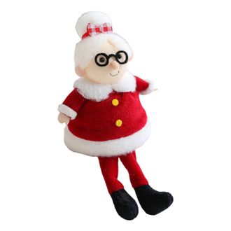 Generico Claus Doll | Soft Claus sitzende Figur f&uuml;r Weihnachten | Puppenerweiterung Weihnachtsdekoration f&uuml;r Wohnzimmer zu Hause B&uuml;ros im Freien