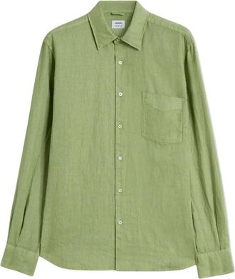Aspesi Homme, Chemises, Vert, Taille: 2XL Camicia Sedici