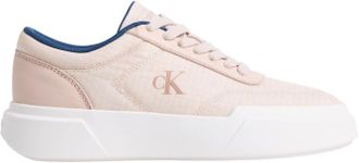 Calvin Klein Damen Chunky Cupsole Lup Ripst Hw0hw02987 Low Top, PINK (Whisper Pink/Key Largo), 38 EU