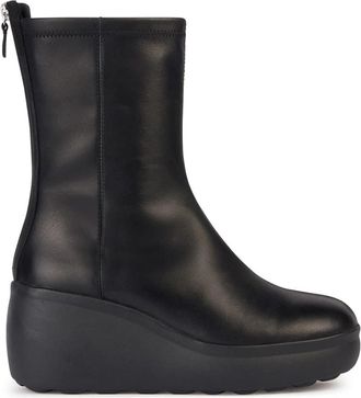 Geox Originale Damen Keilabsatz Stiefelette - - Shoes - Damen - Schwarzk - 40 EU