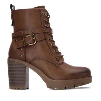 Refresh Bottines Femme Camel - Chaussures confortables et polyvalentes - Mode d&eacute;contract&eacute;e - Mod&egrave;le 17291601 (Taille40)