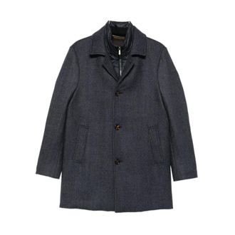 Moorer Monferrato-LP Coat - Homme - Vestes - Bleu - Taille: L