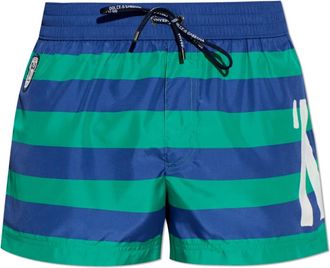 Dolce & Gabbana Homme, Maillots de bain, Bleu, Taille: XL Short de Bain