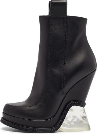 Fendi Lucite Stiefel 120mm - Schwarz