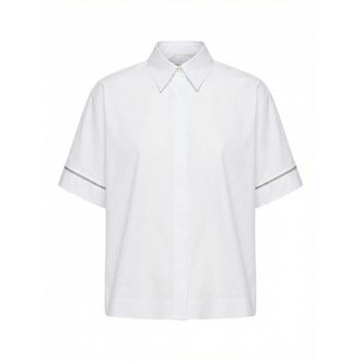 PESERICO Damen, Blusen & Hemden, Wei&szlig;, MGr&ouml;&szlig;e