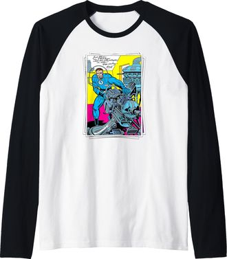 MARVEL Fantastic Four Mister Fantastic Retro Vintage Photo Raglan