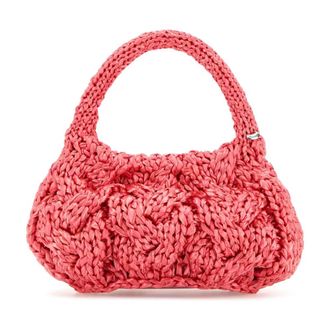 J.W.Anderson Fuchsia Raffia Kabel-Handtasche - - Bags - Damen - Rosa - ONE SIZE