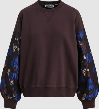 Essentiel Sweatshirt Kueer Bordeaux Bleu Fonc&eacute;