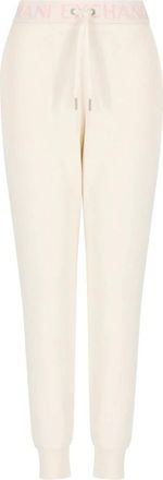 A|X Armani Exchange Femme, Pantalons, Blanc, Taille: 42 FR Jogger