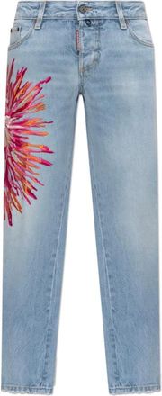 Dsquared2 Femme, Jeans, Bleu, Taille: 40 FR Jenna Jeans