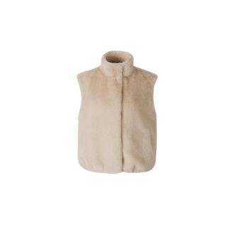 Herno Chantilly Fellweste - - Jackets - Damen - Beige - S