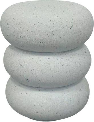 Atmosphera Atmosphera - Table dappoint Stoneto blanc 43x35x35cm créateur dintérieur