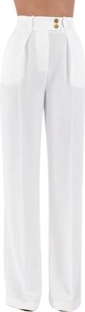 Elisabetta Franchi Damen, Hosen, Weiß, XLGröße