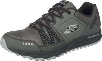 Skechers Herren Escape Plan Sneaker, Grey Charcoal Black, 42 EU
