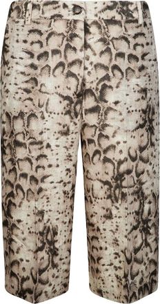 Pinko Pinko, Femme, Shorts, Beige, Taille: 36 FR Cattolica Bermuda